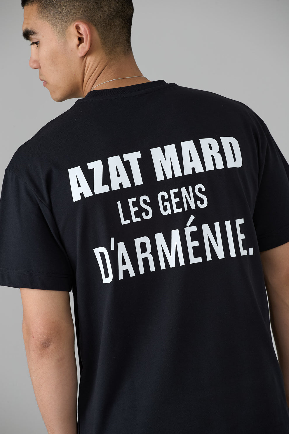 LES GENS BLACK/WHITE T-SHIRT – Azat Mard